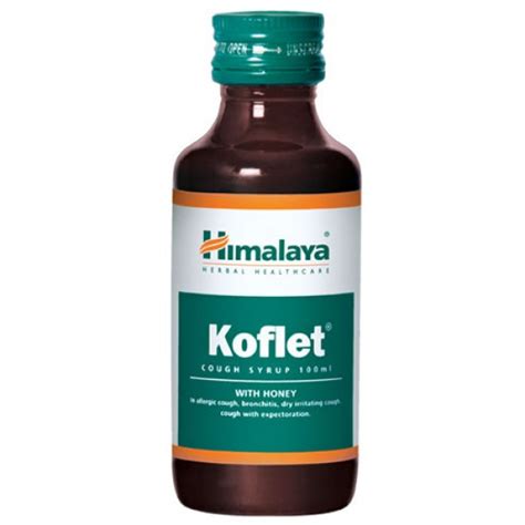 Koflet (Кофлет) сироп от кашля Himalaya (Хималая) 100 мл.