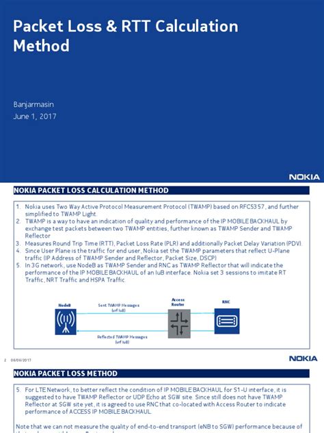 Packet Loss Method Calculation Pdf Transmission Control Protocol