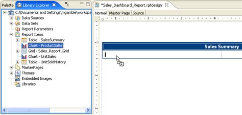 Using Eclipse BIRT Report Libraries And Templates TheServerSide