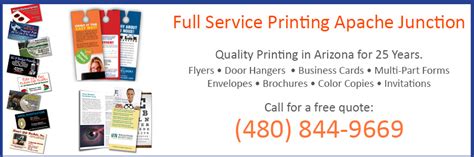 Printing Apache Junction