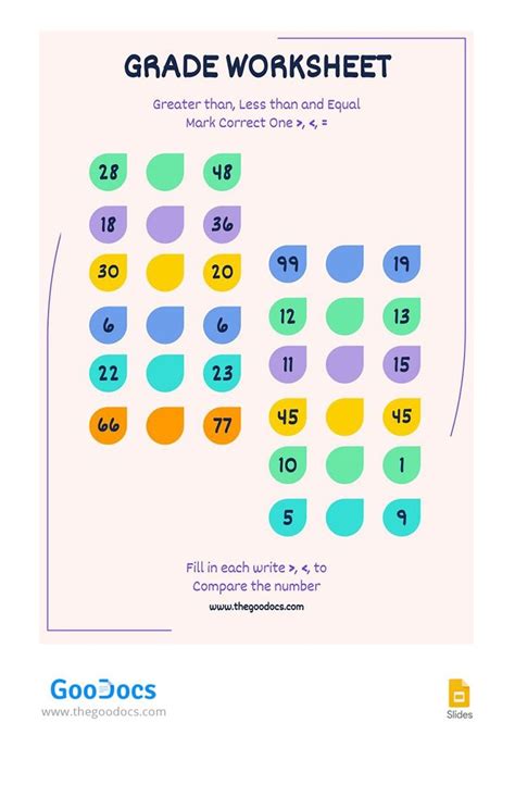 Grade Worksheet Free Google Docs Template