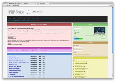 Code Snippets Para PHP