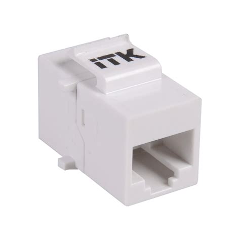 Проходной адаптер Itk кат 5е Utp тип Keystone Jack Idc Dual белый Cs7 1c5eu выгодная цена