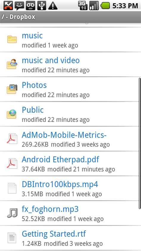 Dropbox To Soon Release Android Application Softpedia