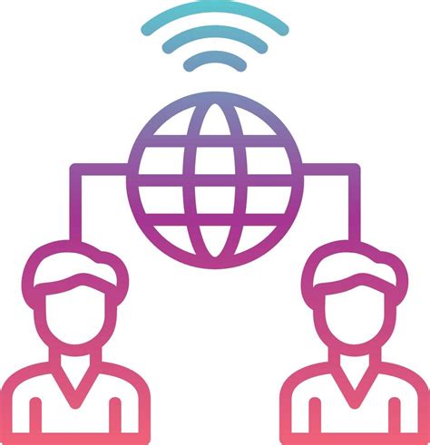 Network Connection Vector Icon 16823566 Vector Art At Vecteezy