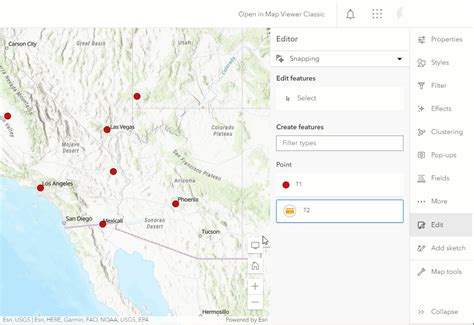 problem newly created features are not visible in arcgis online map