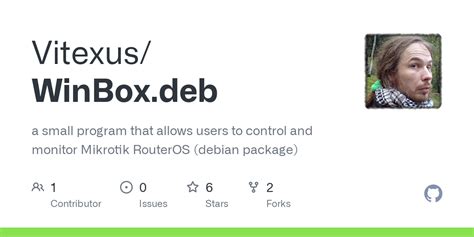 github vitexus winbox deb a small program that allows users to