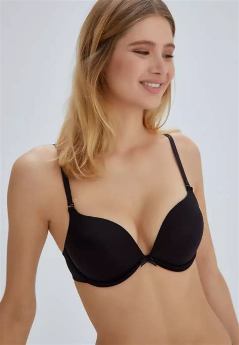 Buy Dagİ Black Basic Padded Bras Padded Underwire Underwear For