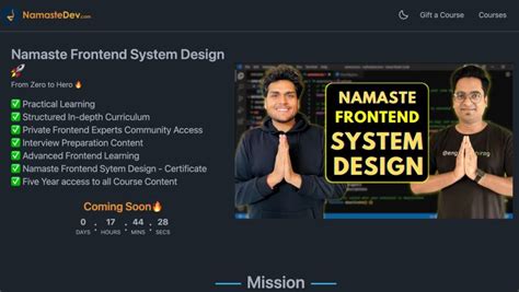 learn about namaste frontend system design chirag goel posted on the