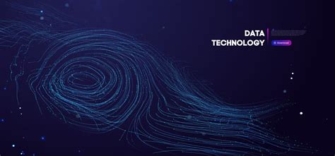 Big Data Visualization Abstract Technology Vector Image