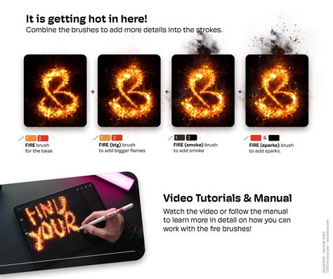 Glow Pack Glowing Effect Brushes For Procreate Design Cuts