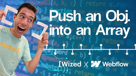 Push An Object Into An Array In Wized Javascript Basics Wized Youtube