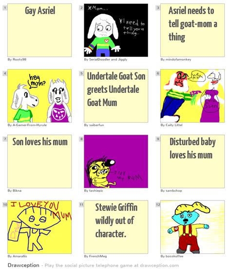Gay Asriel Drawception