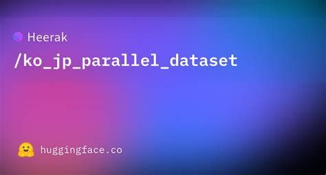 Heerak Ko Jp Parallel Dataset · Datasets At Hugging Face