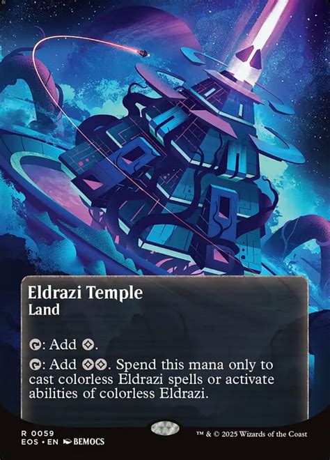 Eldrazi Temple Edge Of Eternities Stellar Sights Mtg Print