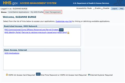 Hhs Ams Tier 2 Administrator User Management Restricted By Opdivs