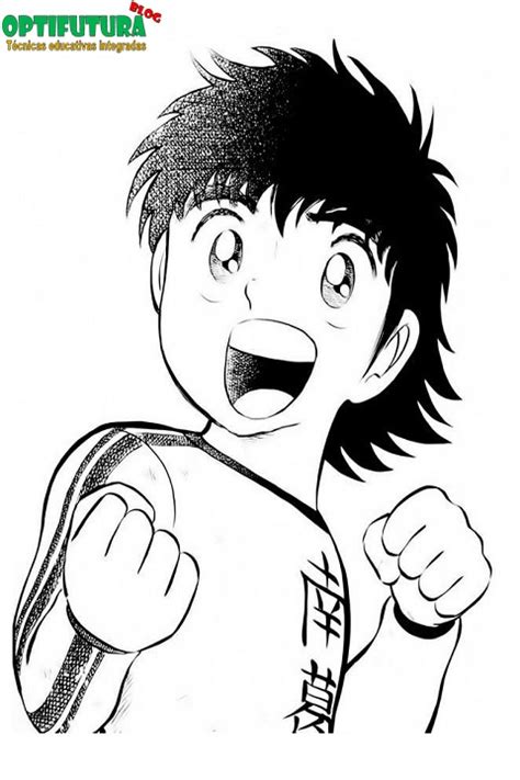 Capitán Tsubasa Oliver Y Benji [dibujos Para Colorear] ~ Optifutura