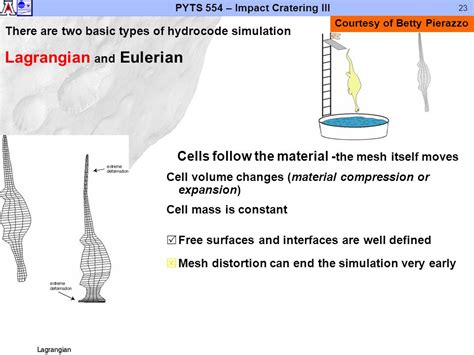 ptys 554 evolution of planetary surfaces impact cratering iii ppt