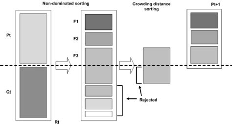 diagram that shows the way in which the nsga ii works adapted from