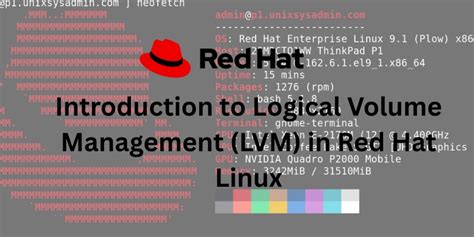 Introduction To Logical Volume Management Lvm In Red Hat Linux Dev Community