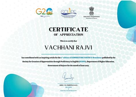 rajvi vachhani on linkedin certificate scope top3