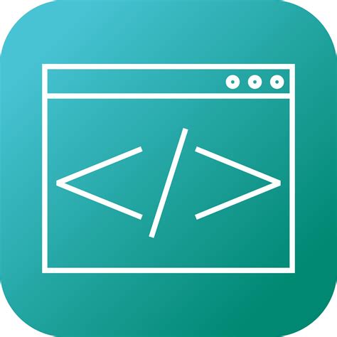 Beautiful Coding Vector Line Icon 17200581 Vector Art At Vecteezy