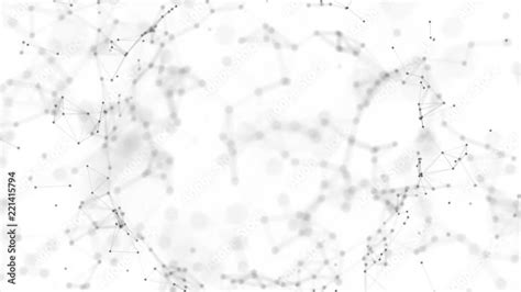 111 Abstract Futuristic Geometric Plexus Digital Network Of Blue Dot