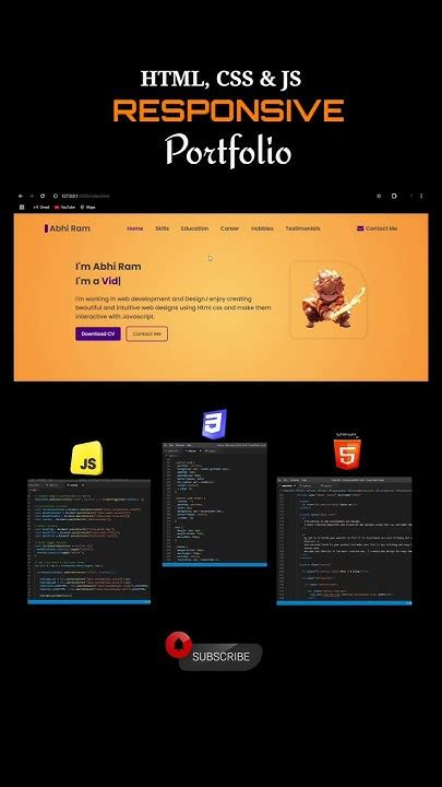 Responsive Portfolio Webdesign Webdevelopment Responsivedesign