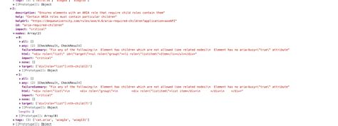 list group listitem should not be allowed · issue 3708 · dequelabs