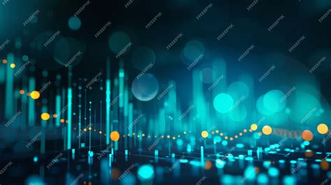 futuristic data visualization generative ai premium ai generated image