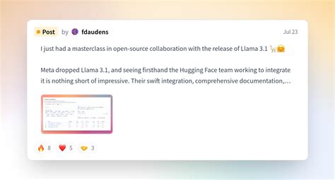 Fdaudens On Hugging Face I Just Had A Masterclass In Open Source Collaboration With The
