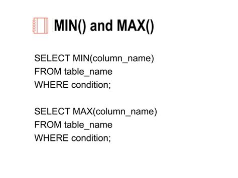 Database Management Lecture 3 Sql Aggregate Functions Join Ppt