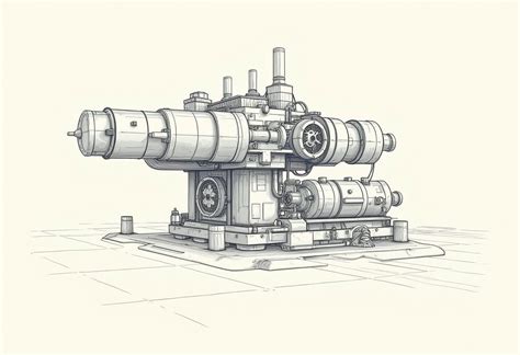 Detailed Blueprint Drawing Machine Stable Diffusion Online
