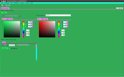 Настройки Nimbus на платформе Netbeans