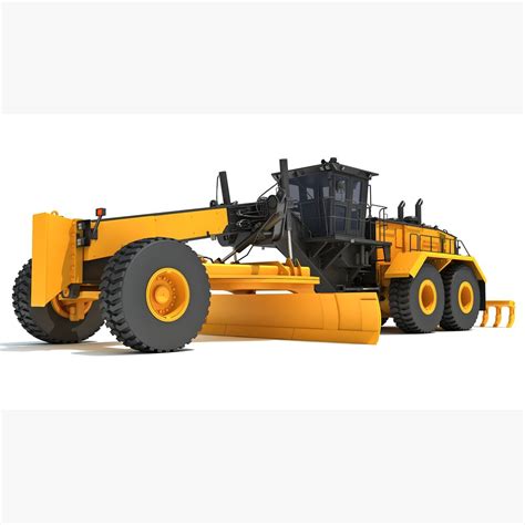 Motor Grader 3d Model Download Tractor On