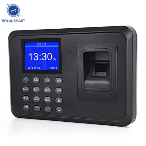 biometric fingerprint time attendance system clock recorder employee