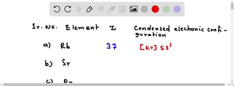 Solved The Electron Configurations For The Elements With Atomic Numbers Higher Than 36 Follow
