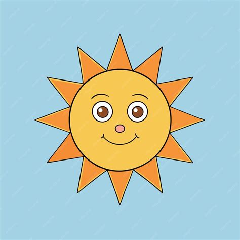 Sun Vector Illustration Premium Ai Generated Vector