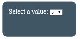 Select Option In Html With Css