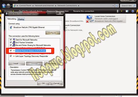 cara setting ip address di windows 7