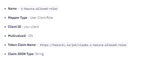 Keycloak Interation Mapper Misleading Screenshot And Description Issue Hasura Learn