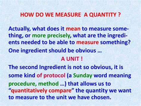 PPT HOW DO WE MEASURE A QUANTITY PowerPoint Presentation Free Download ID