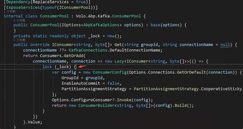 the concurrency problem of abp kafka consumerpool causes confusion in