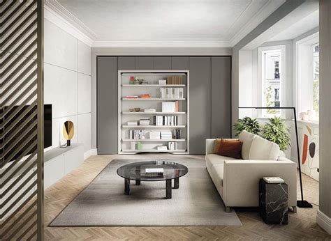 Clei Lgm Wall Bed With Bookcase Chaplins