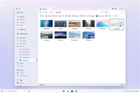 Redesigned File Explorer Rwindows10