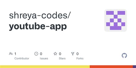 GitHub Shreya Codes Youtube App