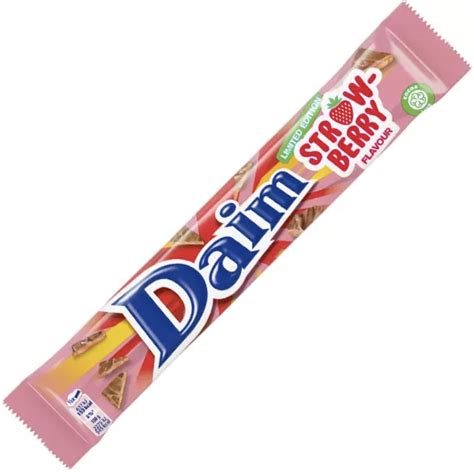 Daim Strawberry Limited Edition Swedish Chocolate Sugar Rush Lane