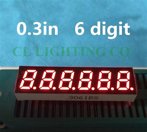 7 Segment 03 03in Led Display Rood Nixie Buis 0 Grandado