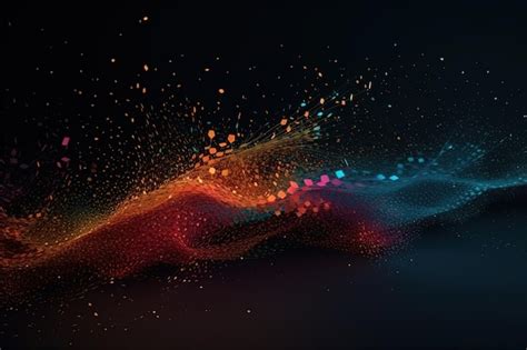 Premium AI Image Abstract Light Background Generative AI