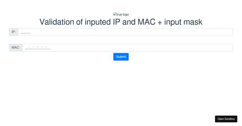 ip-and-mac-validation-input-mask - Codesandbox